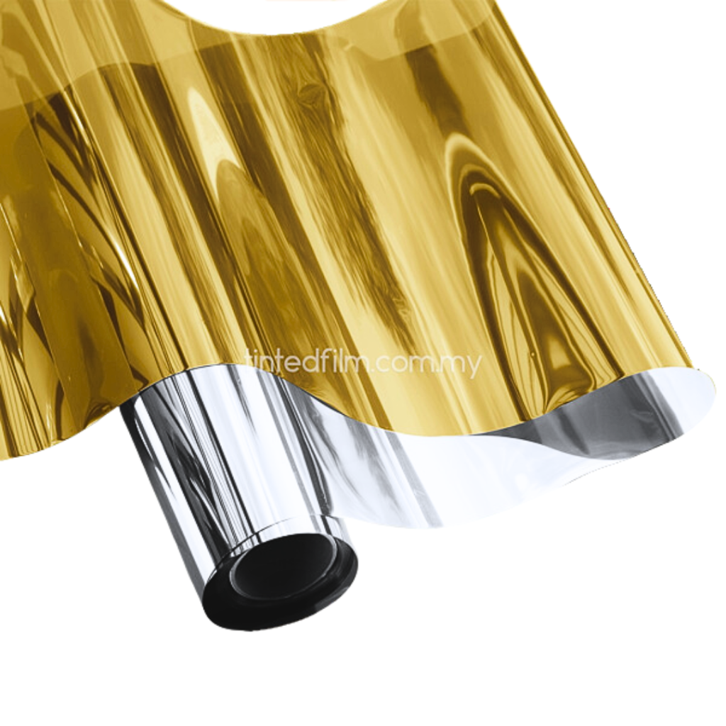 Gold Out, Silver In (K) - Window Film