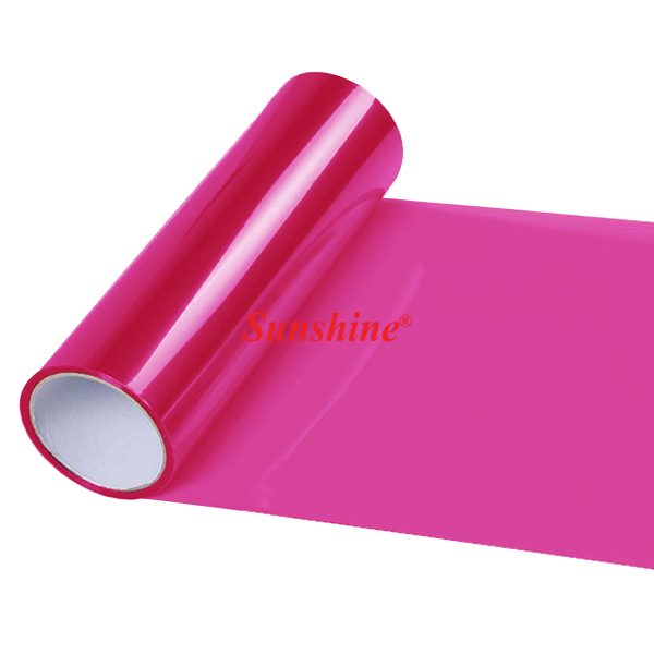 Pink Head Lamp Film - Window Film