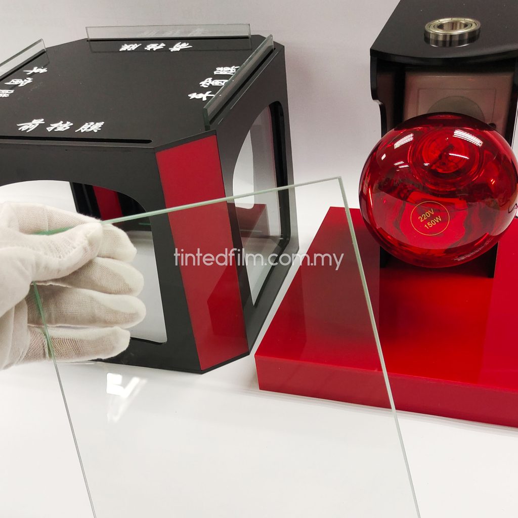 ROTATEABLE - IR TESTER W25CM - 4 GLASS (RED) - Window Film