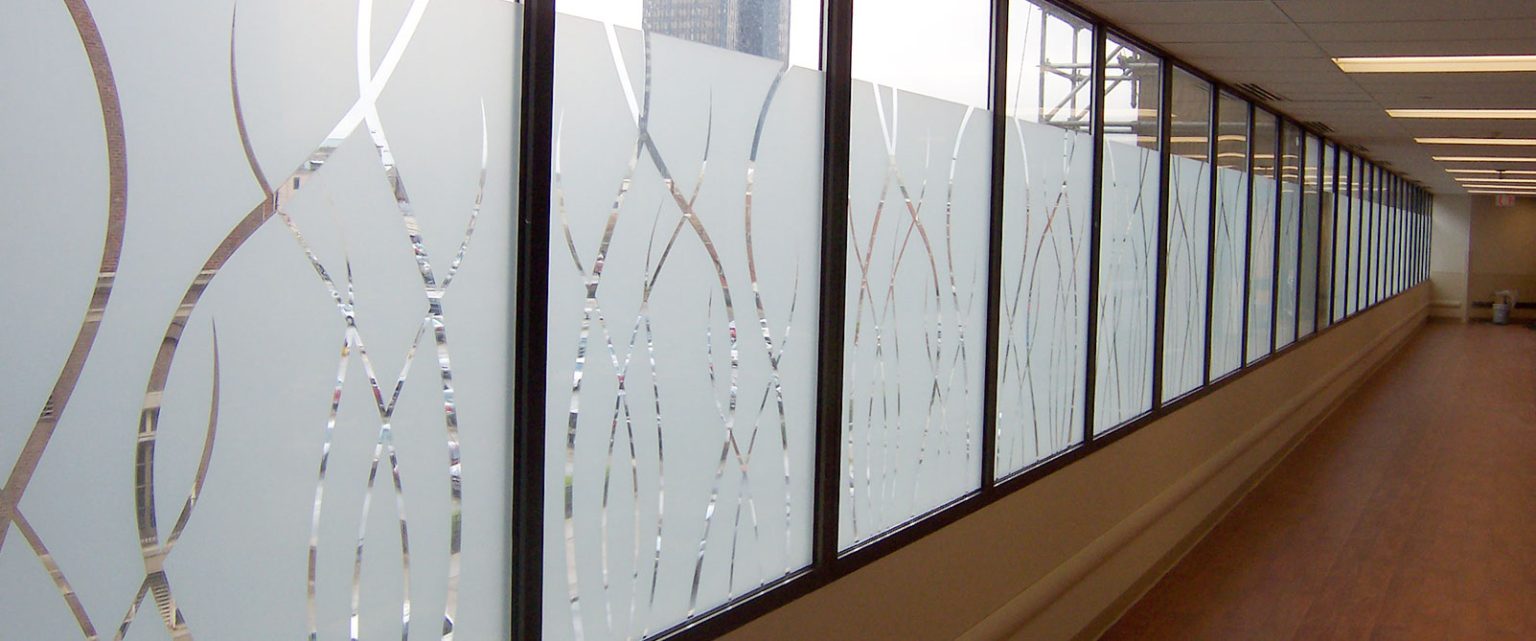 Frosted Sticker / Film Installation and Computer Cutting - Window Film